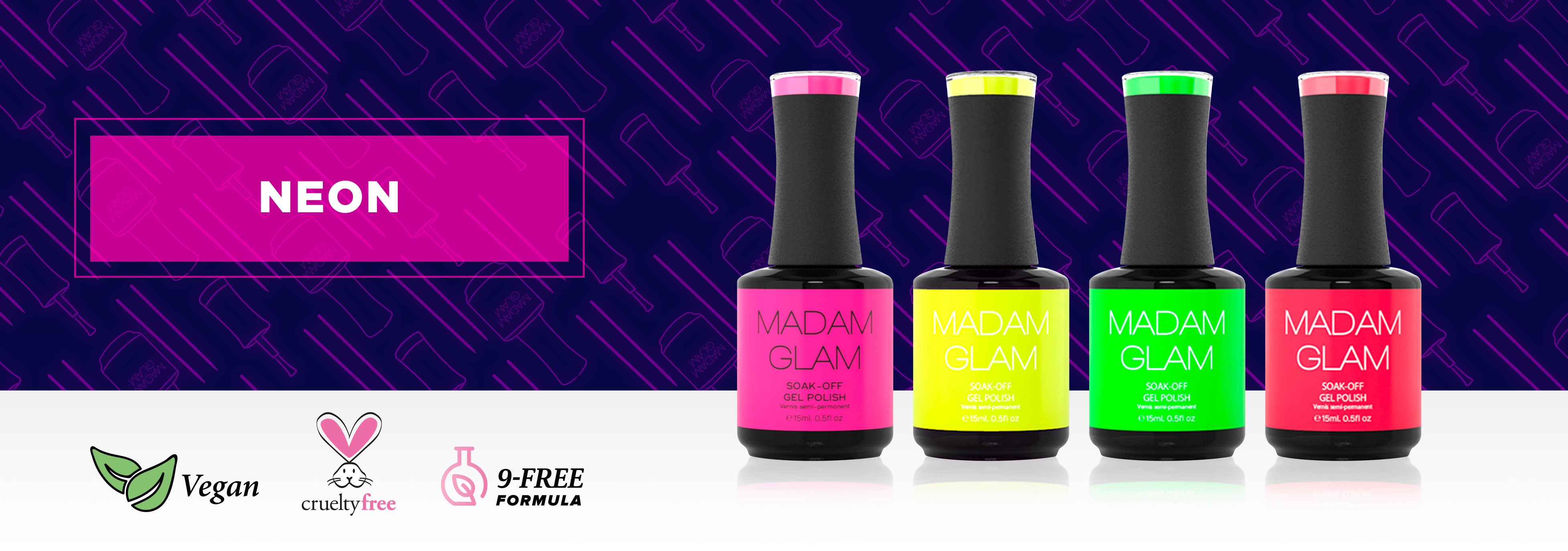 Neon Gel Polish - Madam Glam