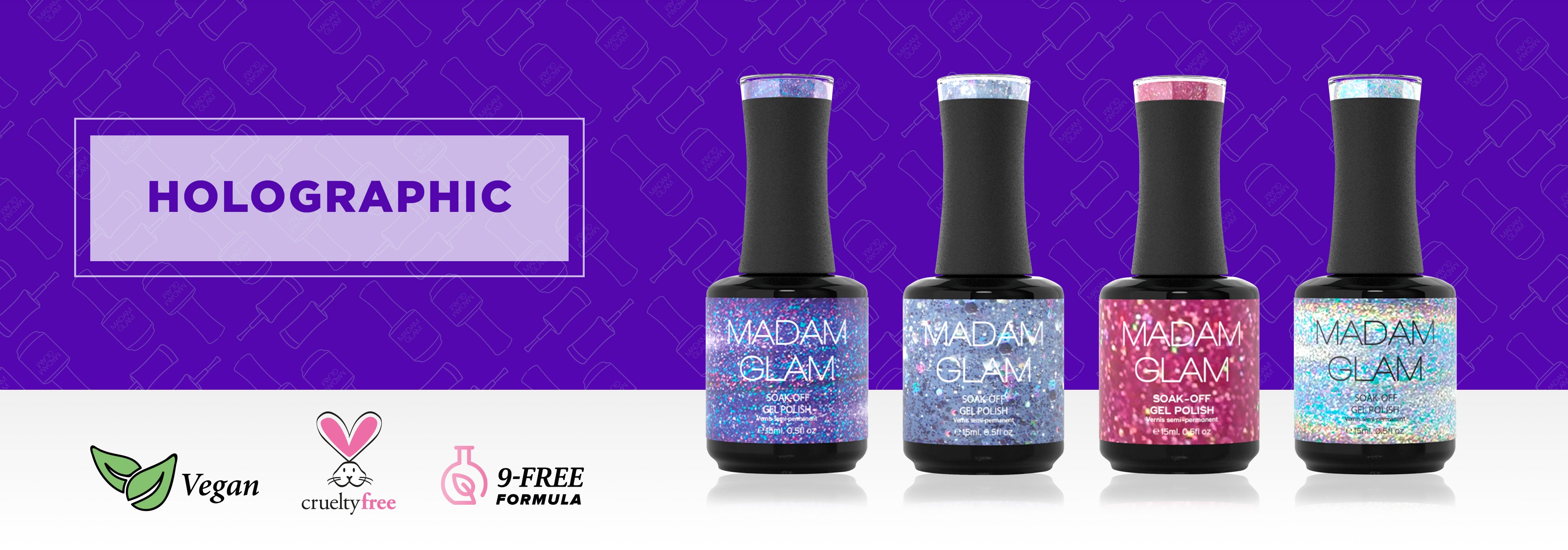 Gel Holographic Nail Polish - Madam Glam