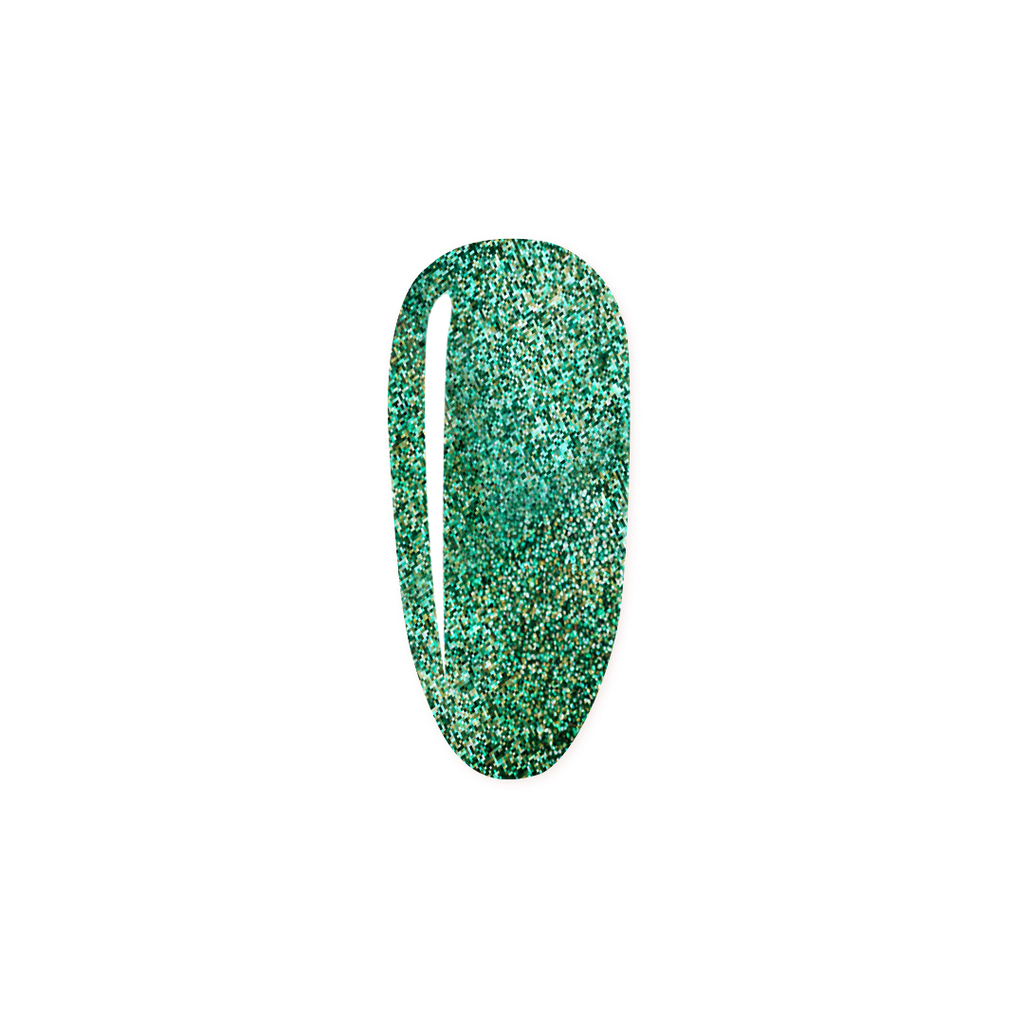 Shamrock Glow - Glittery Green | Soak Off Gel Nail Polish | HEMA-Free ...
