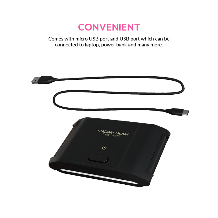 KALI Mini UV/LED Lamp | Nail Art & Care Tools | Soak Off Gel Nail ...