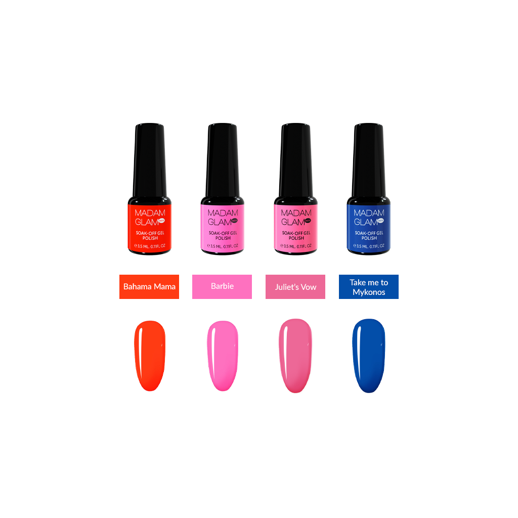 MINI Gels Bundle - Neon Gels – Madam Glam