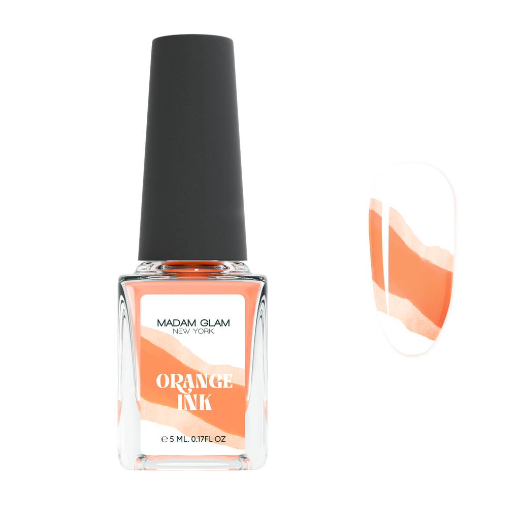 Orange Nail Art Ink - Madam Glam