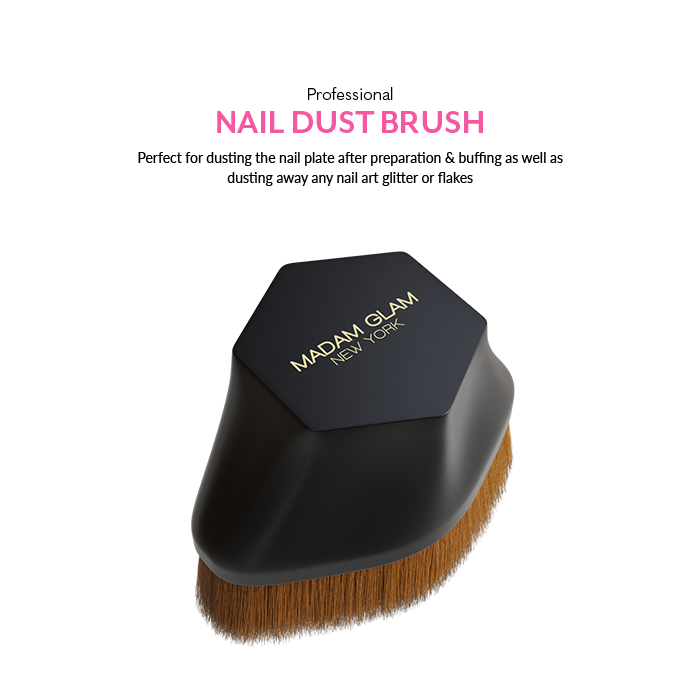 Professional Nail Dust Brush | Nail Art & Care Tools | Soak Off Gel ...