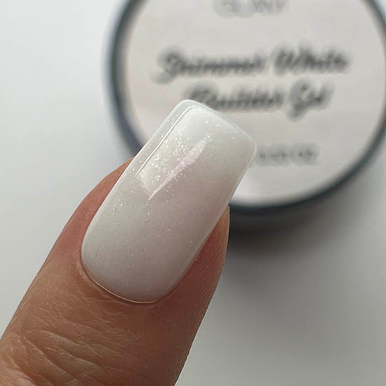 Shimmer White Builder Gel Soak Off Gel Nail Polish Hema Free