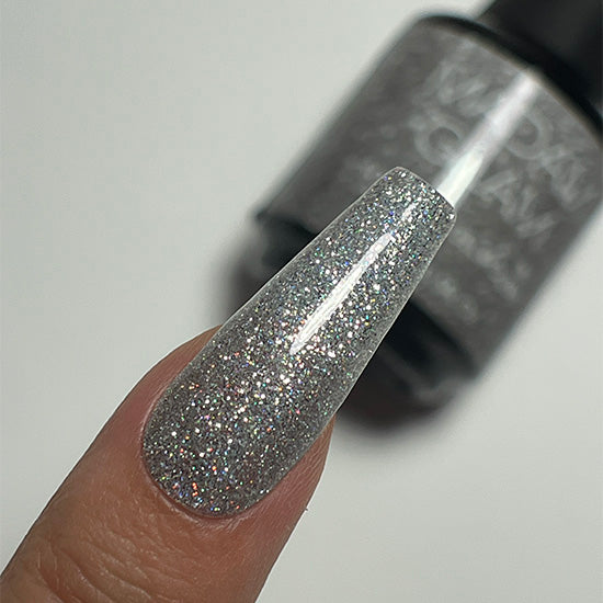 Tinsel - Grey | Soak Off Gel Nail Polish | Vegan | Non-Toxic | Madam Glam