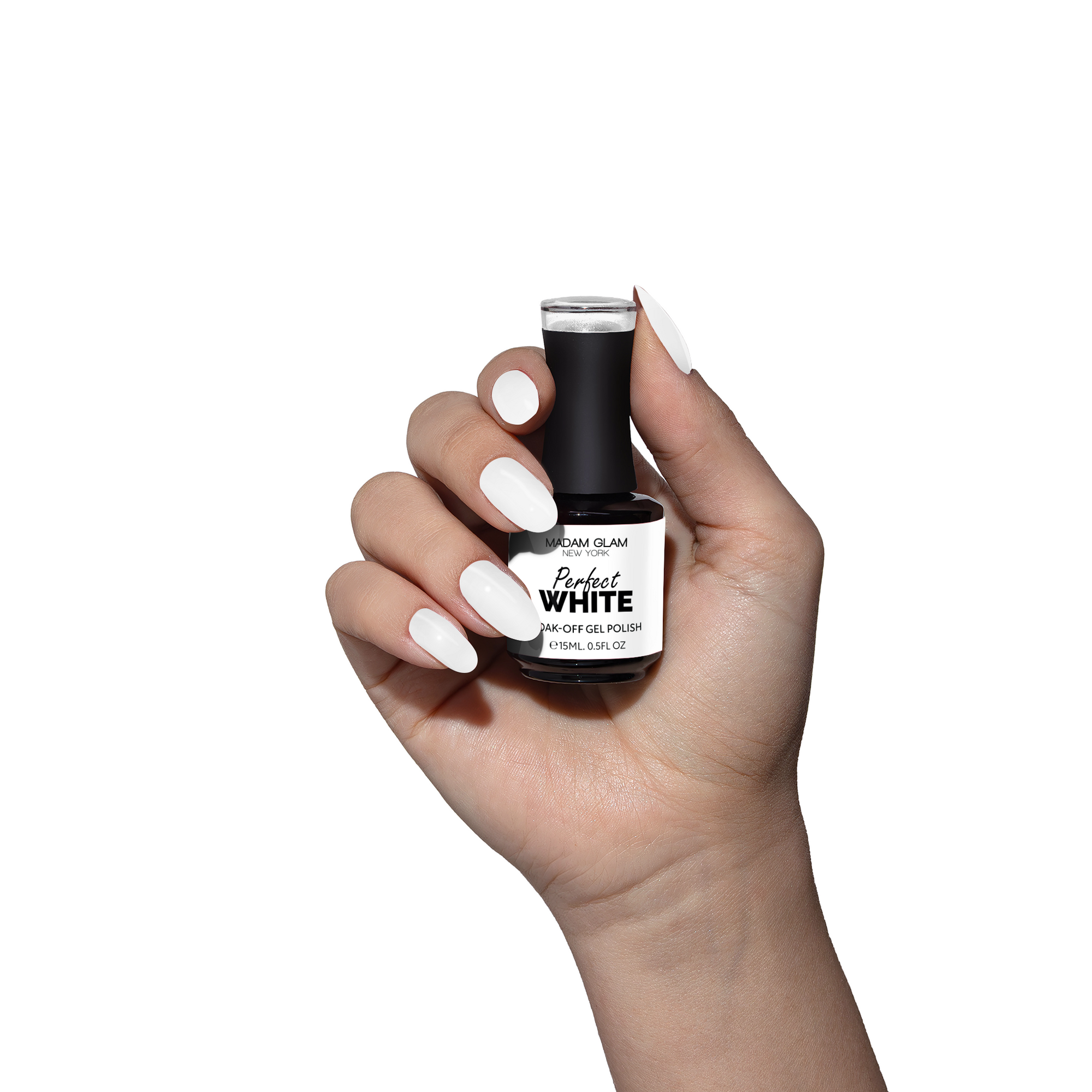 Perfect White | Soak Off Gel Nail Polish | HEMA-Free | Vegan | Madam Glam